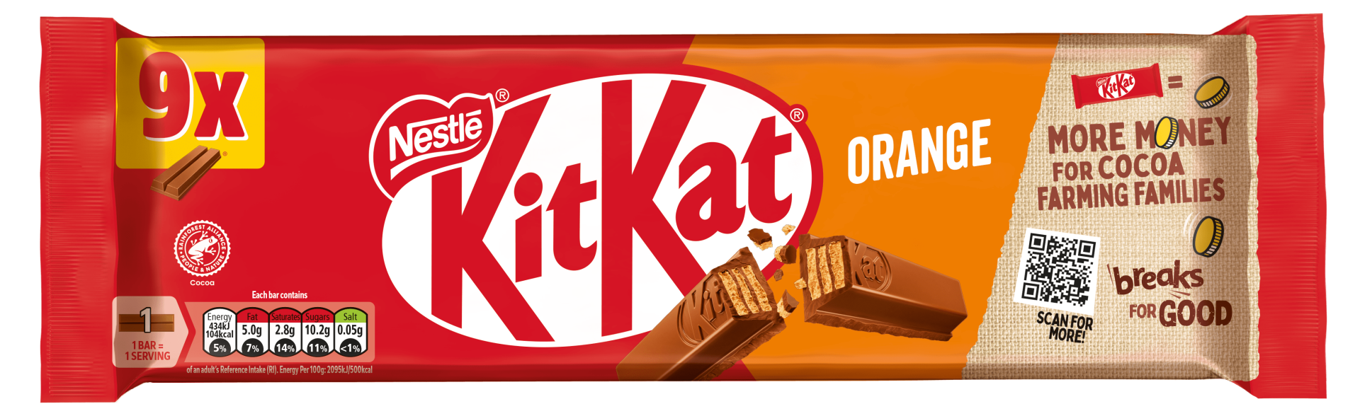 KitKat 2 Finger Orange Chocolate | KitKat®